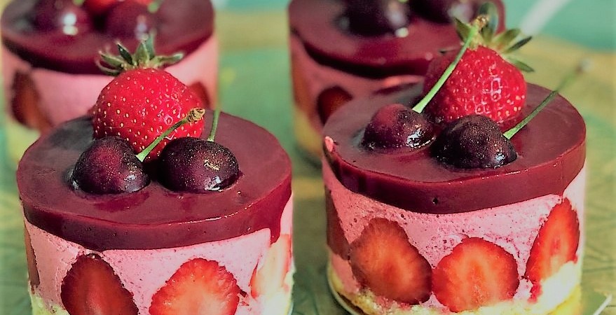 ENTREMETS AUX FRUITS ROUGES : La recette inratable, rapide et sans ...